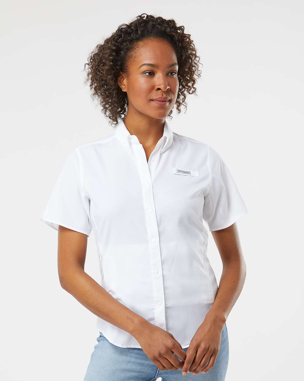 Custom Embroidery - Columbia - Women's PFG Tamiami™ II Short Sleeve Sh